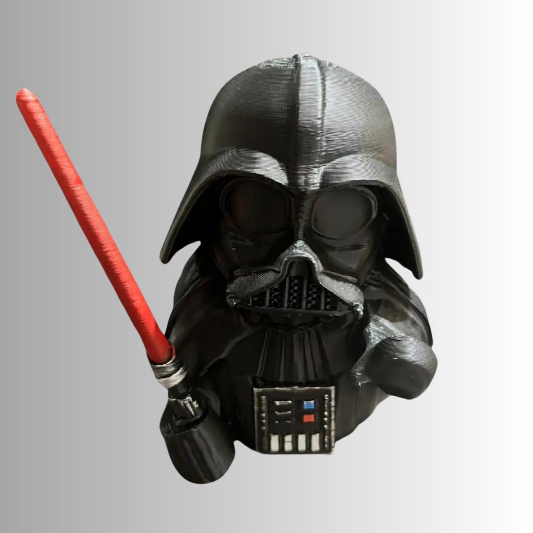 Duck Vader Hand Painted 3D Printed Pla Acrylic Water Proof - Etsy