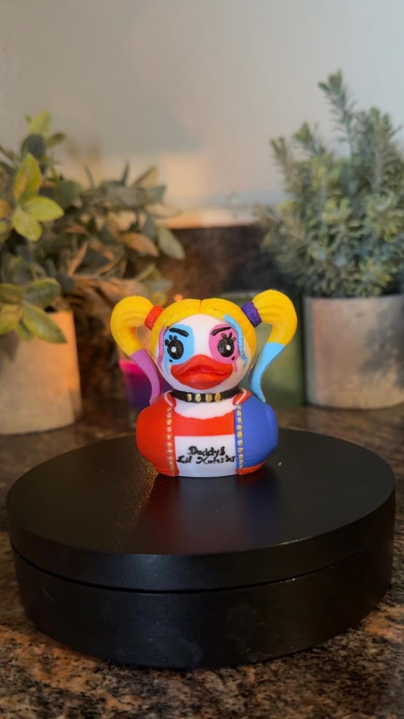 Female 3D Printed Duck - Fun Collectible Hand Painted - Etsy