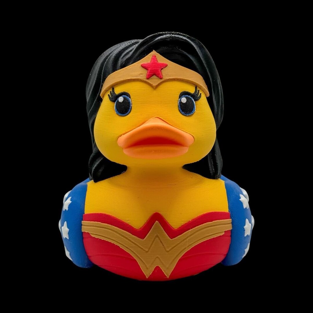Wonderduck Hand Painted 3D Printed Pla Acrylic Water Proof - Etsy