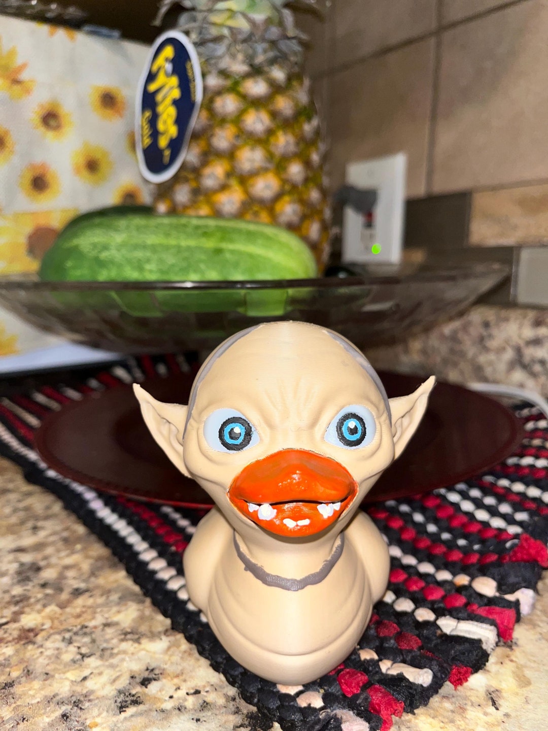 Hand-painted Precious Rubber Duck 3D Printed Fantasy Collectible for ...