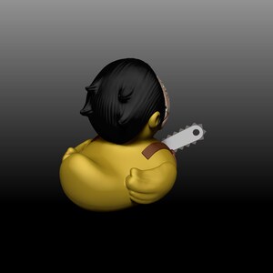 Horror-themed Rubber Duck With Chainsaw Wielding Maniac Design ...