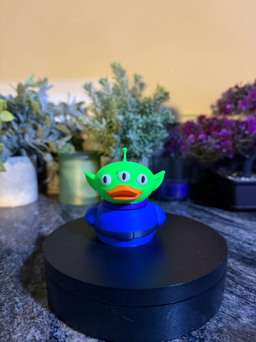 Three-eyed Alien-inspired 3D Printed & Hand-painted Duck – Space Claw ...