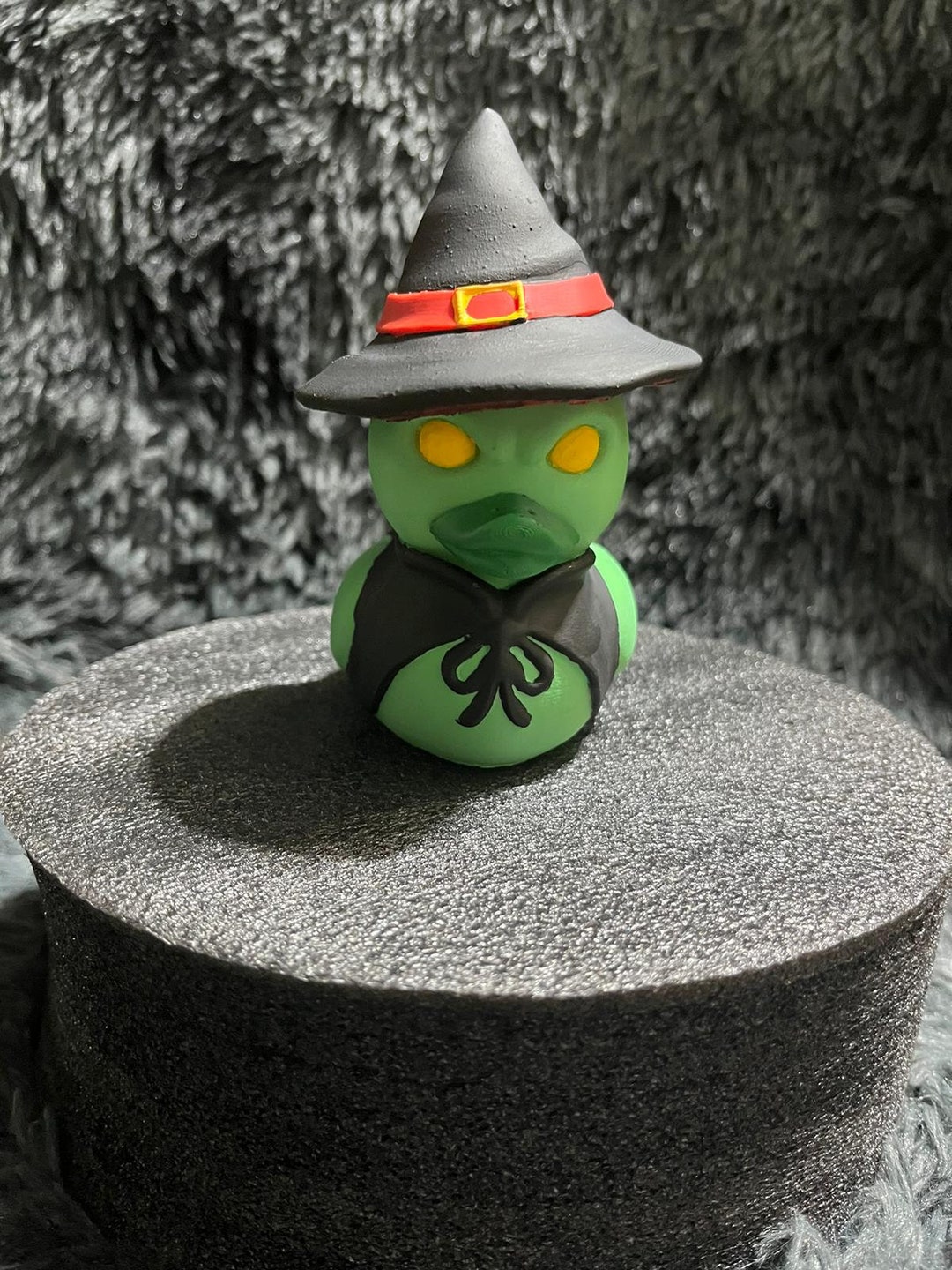 Cute Witch Duck Hand Painted 3D Printed Pla Acrylic Water Proof - Etsy