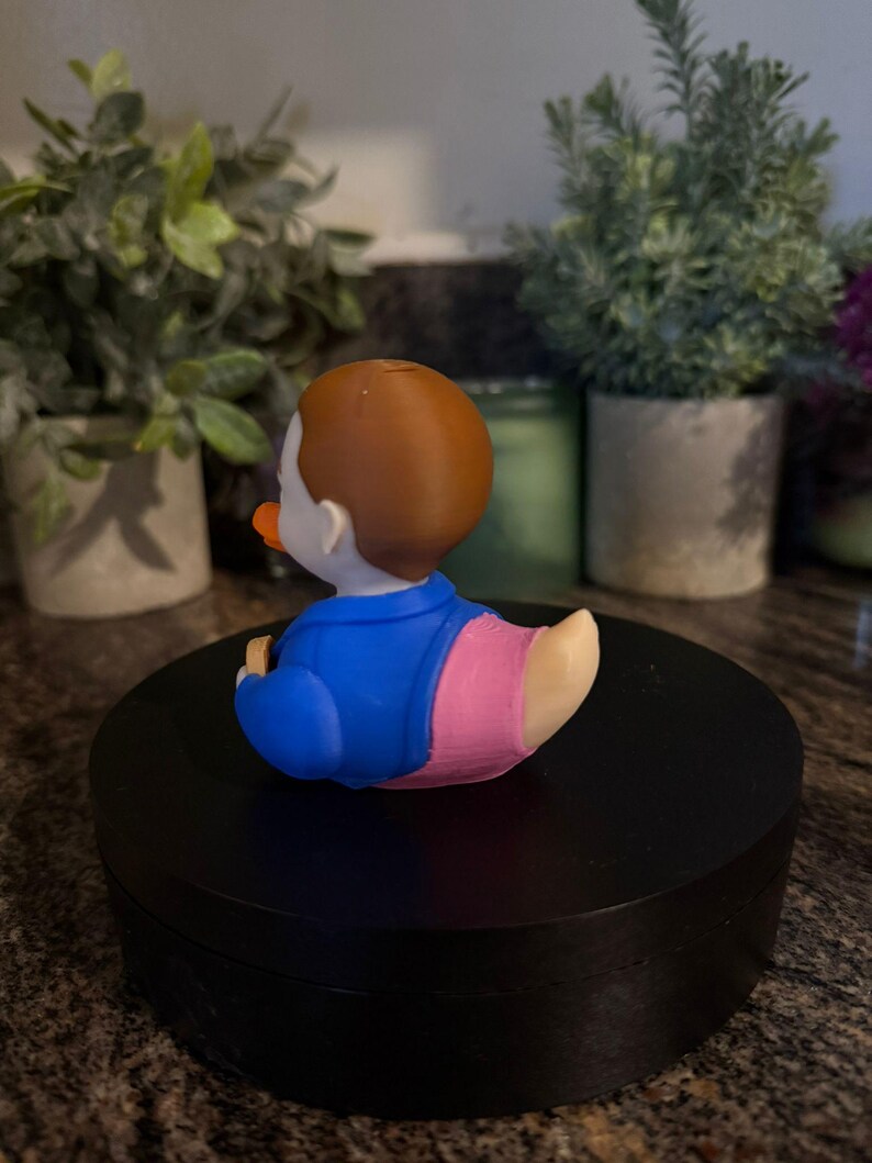 Psychic Hero-inspired 3D Printed Duck – 80s Retro Sci-fi Girl Figurine ...