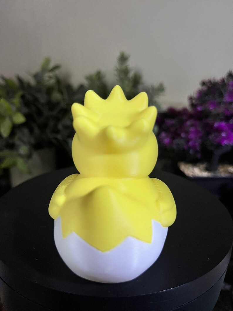 Eggshell Baby Duck | 3D Printed Kawaii Duck Figurine | Cute Anime ...