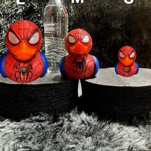 Spiderduck Hand Painted 3D Printed Pla Acrylic Water Proof - Etsy