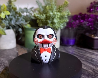 Horror-themed Rubber Duck With Creepy Puppet Design - Halloween Decor ...