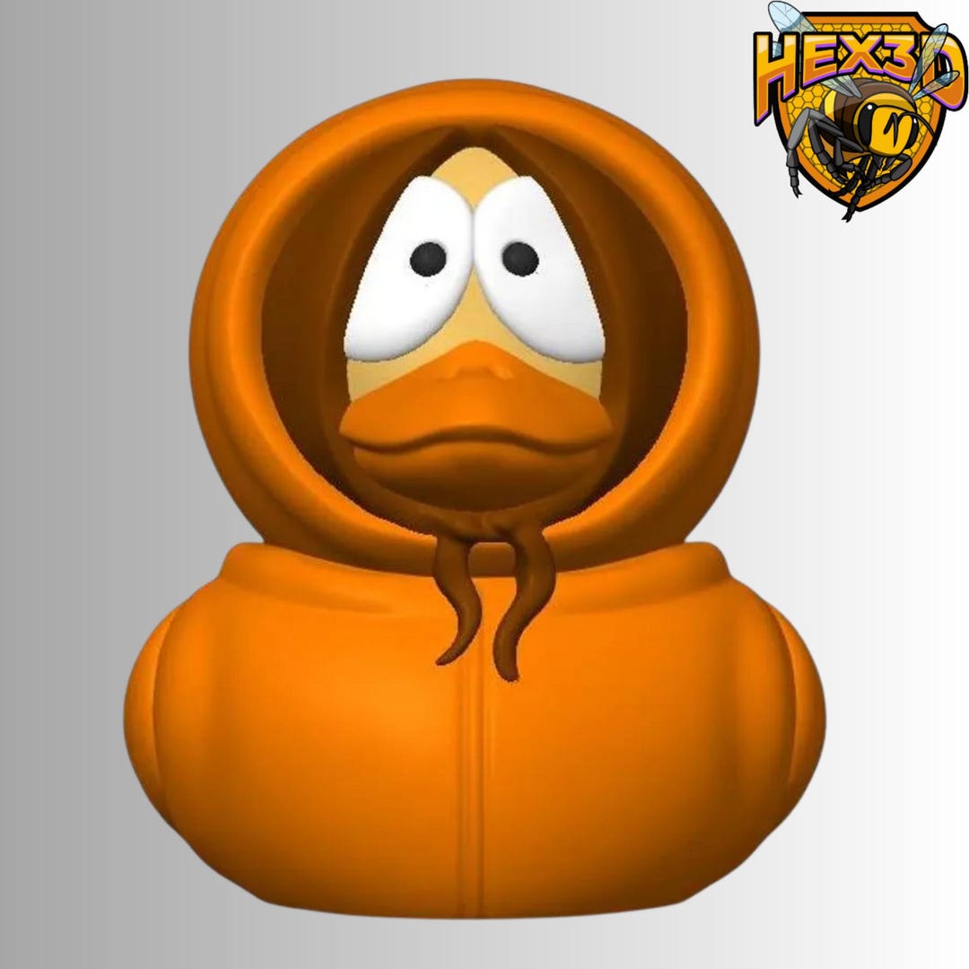 HEX3D Cozy Winter Hooded Duck - 3D Printed Collectible in 3 Sizes - Etsy