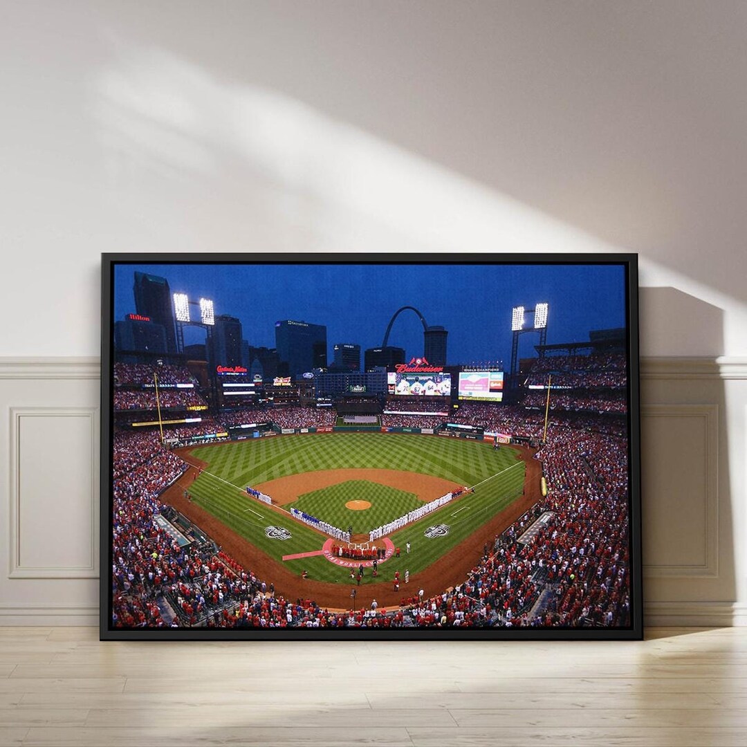 Busch Stadium Baseball Park Canvas Poster, Busch Stadium Poster Print ...