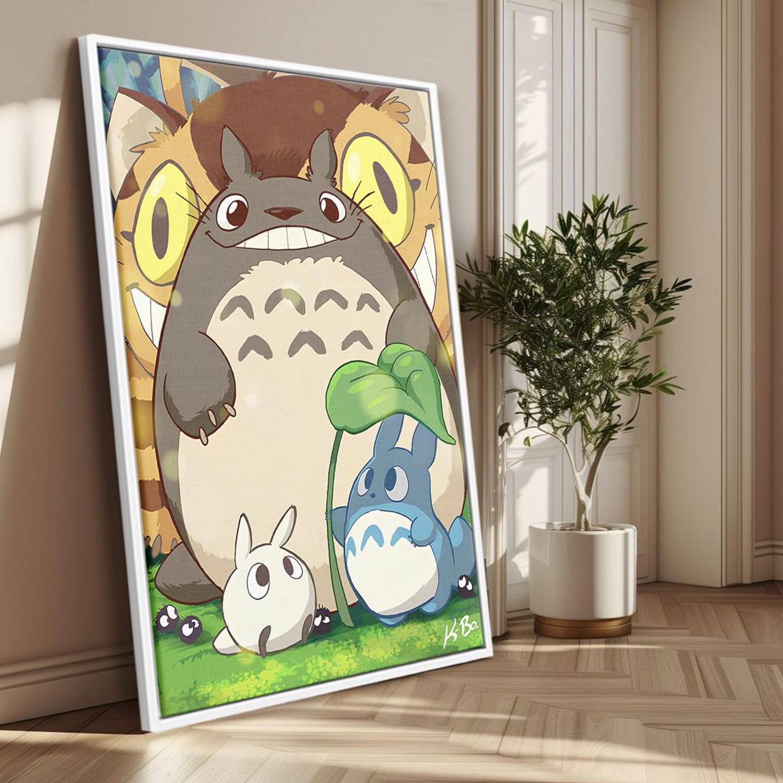 My Neighbour Totoro Poster, Totoro Canvas, Totoro Japanese Tapestry ...