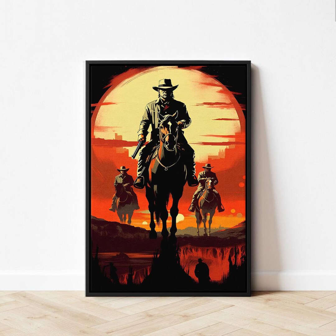 Red Dead Redemption 2 Canvas, Arthur Morgan Poster, John Marston Dutch ...