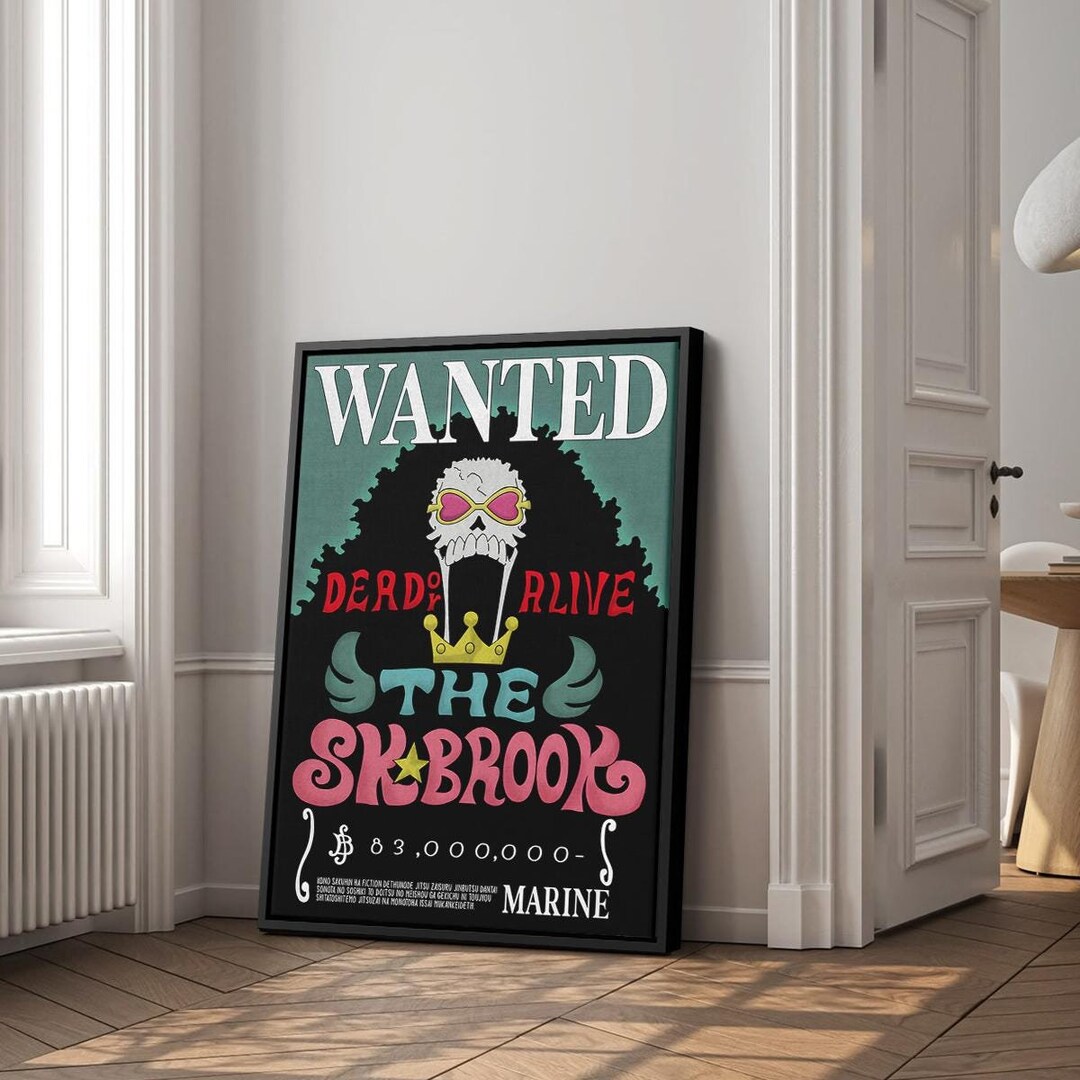 Soul King Brook Wanted Poster, One Piece Wanted, One Piece Bounty ...