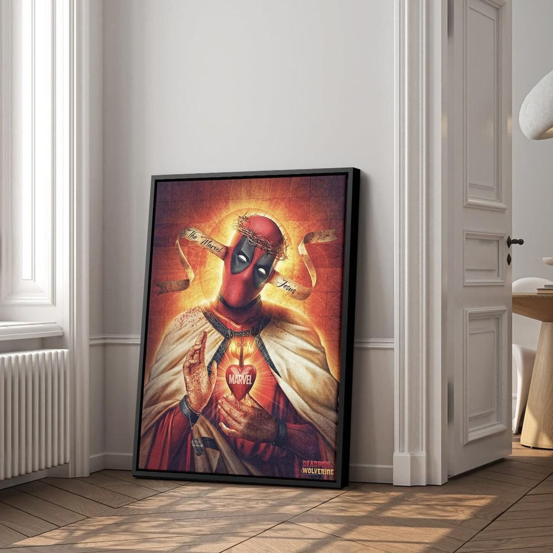 Marvel Jesus Deadpool Poster, Deadpool Jesus Poster, Jesus Deadpool ...