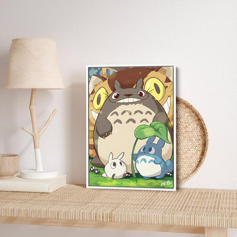 My Neighbour Totoro Poster, Totoro Canvas, Totoro Japanese Tapestry ...