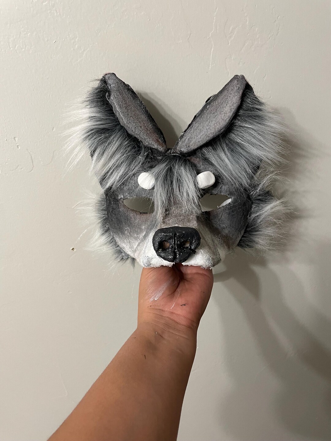 Wolf Animal Cosplay Mask Furry/therian Animal Mask - Etsy
