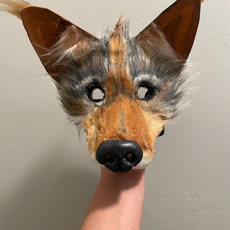 Coyote Mask - Etsy