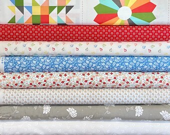 Emma Panel by Sherri and Chelsi for Moda Fabrics 37637 11 Quilt Block ...