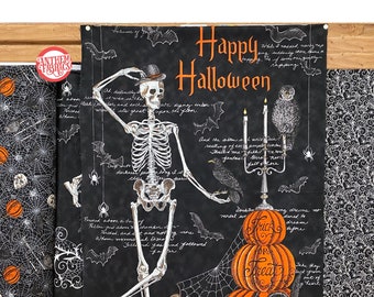 Ghostly Greetings Fabric - Etsy