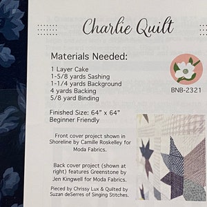 Charlie Quilt Kit Featuring Shoreline by Camille Roskelly - Etsy