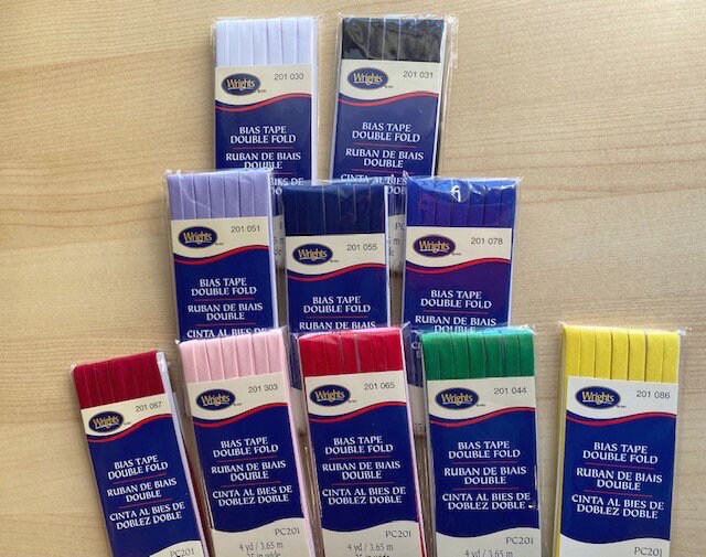 Wrights Bias Tape DF201 Double Fold 4 Yards 1 4 Inch Wide wrights-bias-tape-df201-double-fold-4-yards-1-4-inch-wide