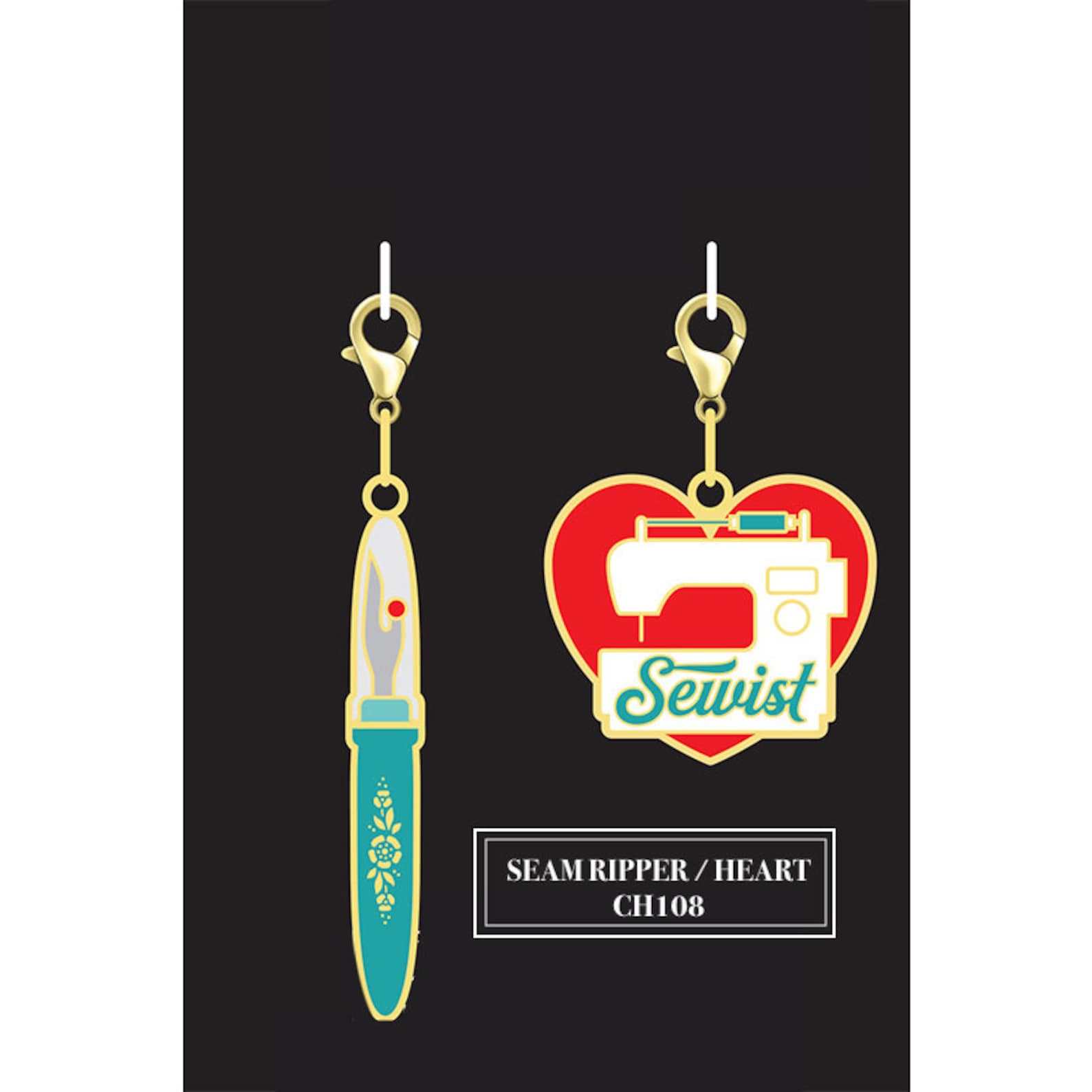 Enamel Zipper Pulls Charms Cathe Holden : Mat Needles, Tomato Sewing ...