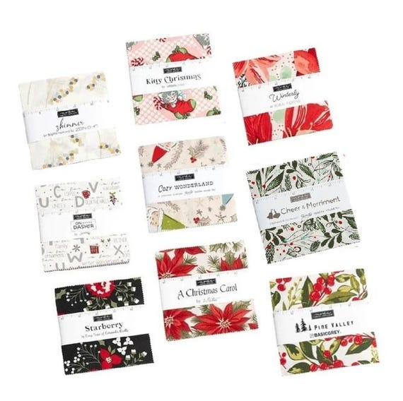 Christmas Fabric Charm Packs