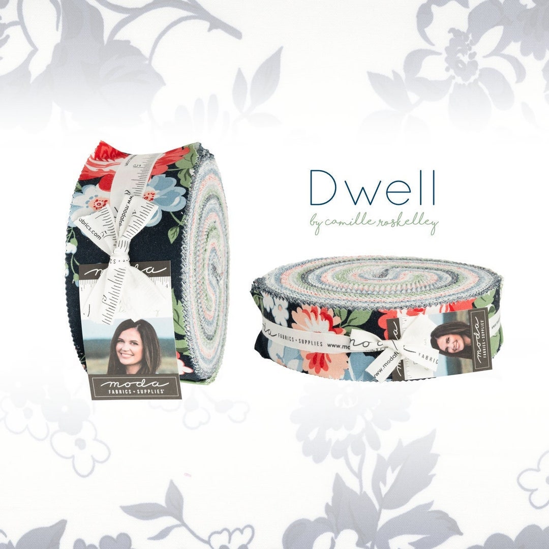 Dwell - Camille Roskelley, Moda Fabrics - Precut Strips - Honey Bun 1.5 ...
