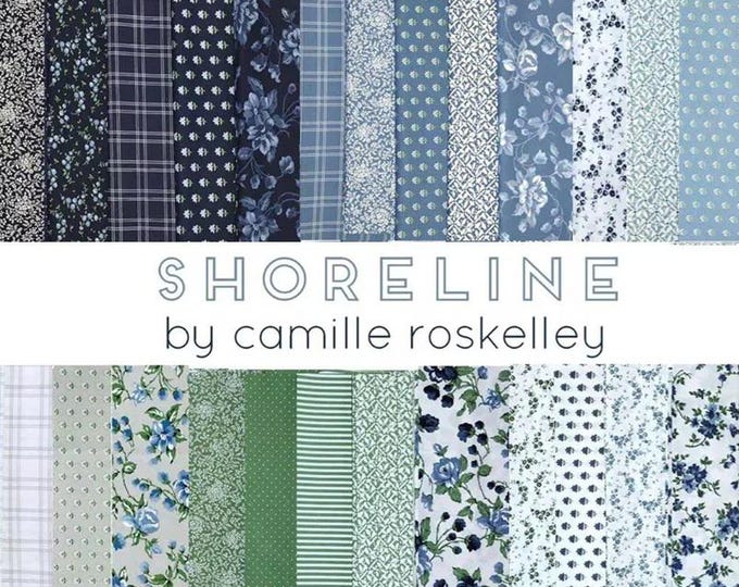 SHORELINE by Camille Roskelley for Moda, Fabric Bundle - 25 Pieces - Etsy