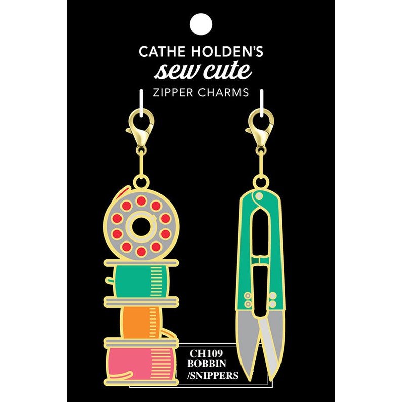 Enamel Zipper Pulls Charms Cathe Holden : Mat Needles, Tomato Sewing ...