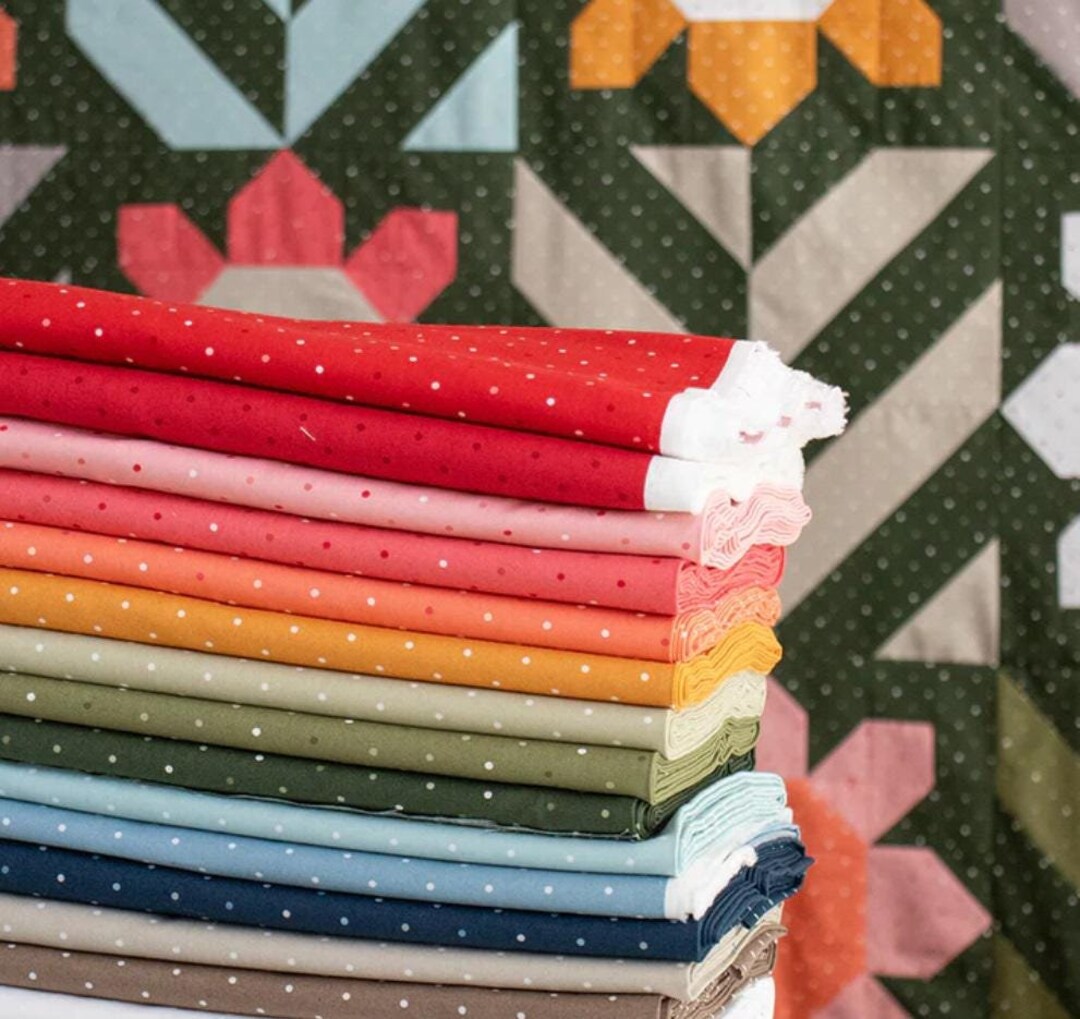 Lella Boutique Magic Dot, Moda Quilting Cotton Fabric, Bundle 20 Pieces - Etsy