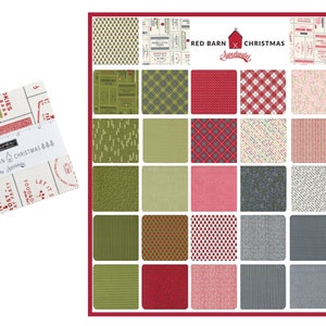 Christmas Charm Packs From Moda Fabrics - Precuts - Charm Pack, 42 ...