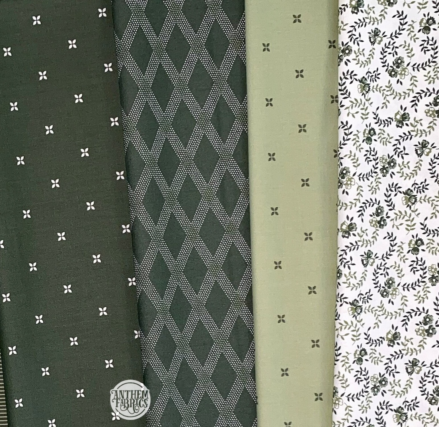 SUNNYSIDE by Camille Roskelley for Moda, Fabric bundle - green blue ...