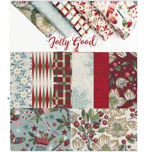 Basic Grey Jolly Good Holiday Christmas Fabric Bundle, 20 Pieces - Etsy