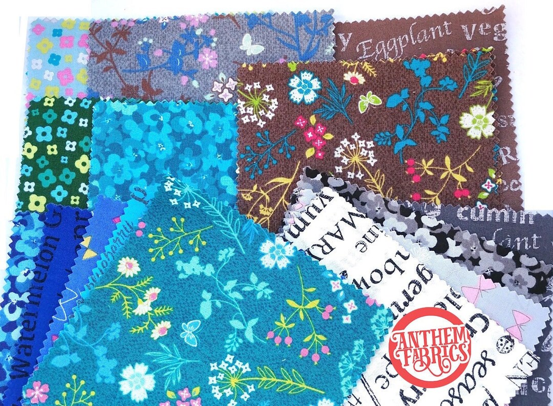 Layer Cake 10in Squares - Lecien Modern Garden Cotton Fabric, SPRING ...