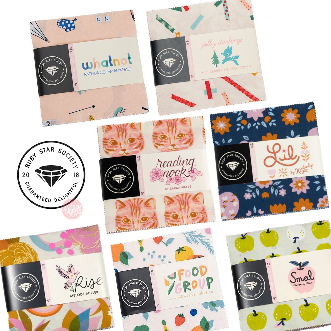 Ruby Star Society Charm Packs Precuts Charm Pack, 42 Pieces - Etsy