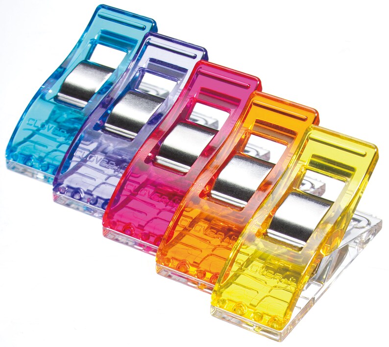 Wonder Clips by Clover Japan - 10 Pieces - 1/2" Inch - Assorted Colors ...