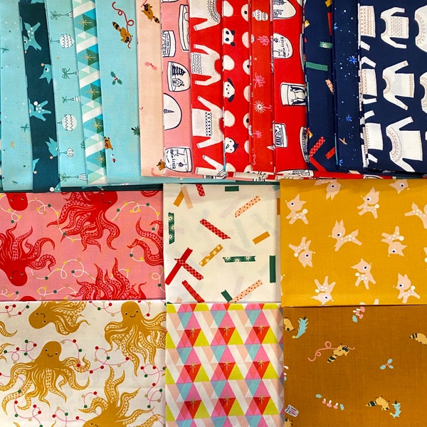 Ruby Star Fabric - Etsy