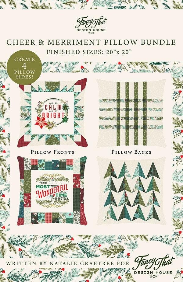 Cheer Merriment Christmas Hymns Fabric Panel - Etsy