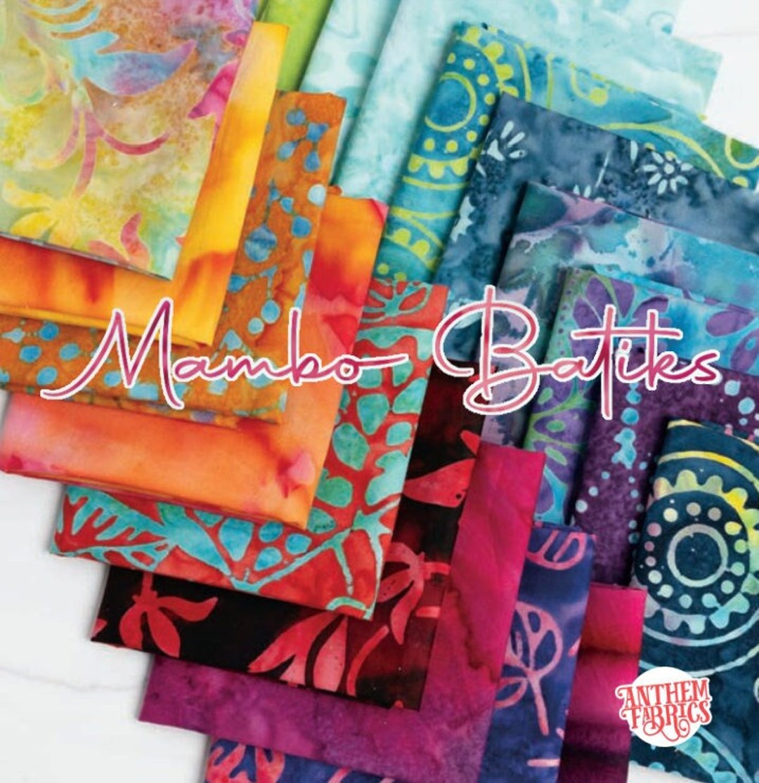 Mambo Batiks Hand Dye - Moda Fabrics by the Yard or Remnant Cut - Etsy