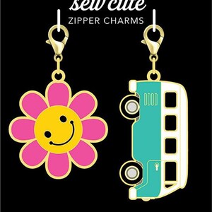Enamel Zipper Pulls by CATHE Holden. Options: Dog + Cat, Words, Insects ...