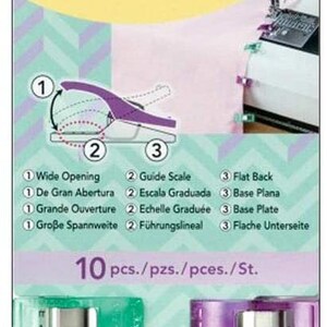 Wonder Clips by Clover Japan - 10 Pieces - 1/2" Inch - Assorted Colors ...