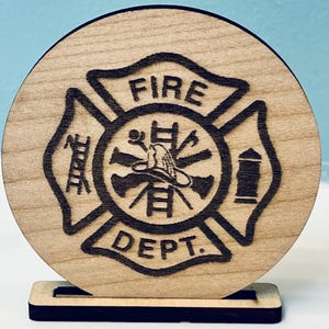 Emergency Services Signs Desktop Signs for Home or Work Offices. Fire ...