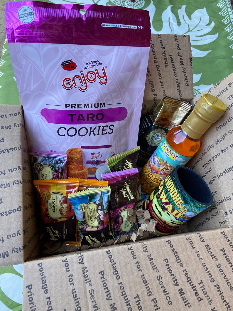 Personalized Hawaiian Gift Box • Birthday Gift Box • Care Package From ...