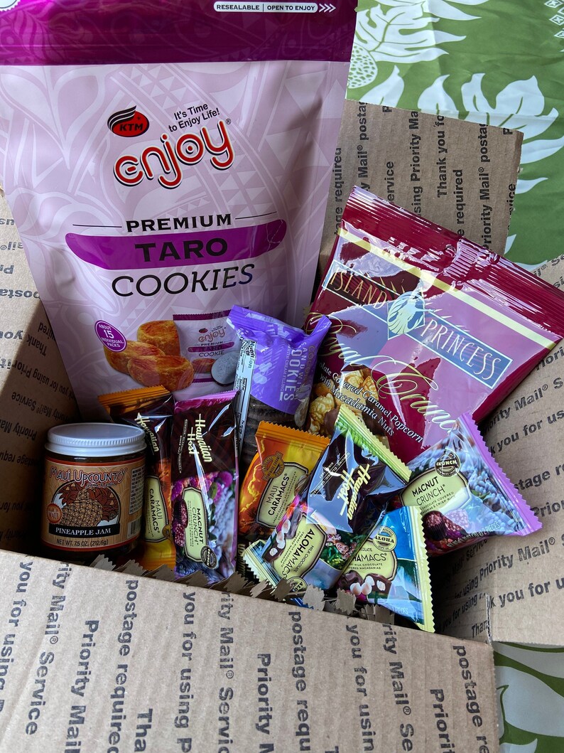 Personalized Hawaiian Gift Box • Birthday Gift Box • Care Package From ...