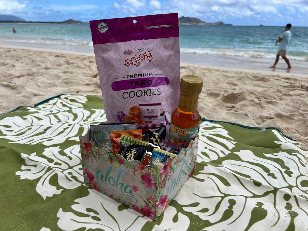 Personalized Hawaiian Gift Box • Birthday Gift Box • Care Package From ...