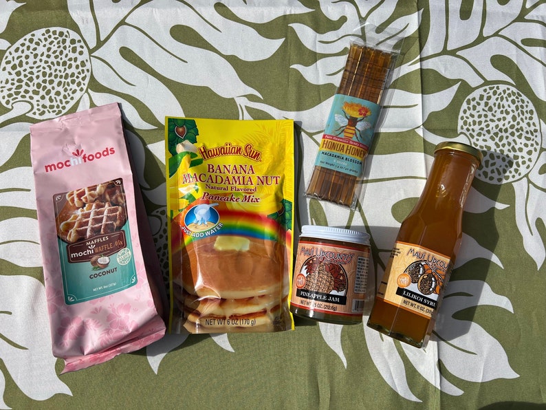 Breakfast Luau Hawaiian Gift Box • Birthday Gift Box • Care Package ...