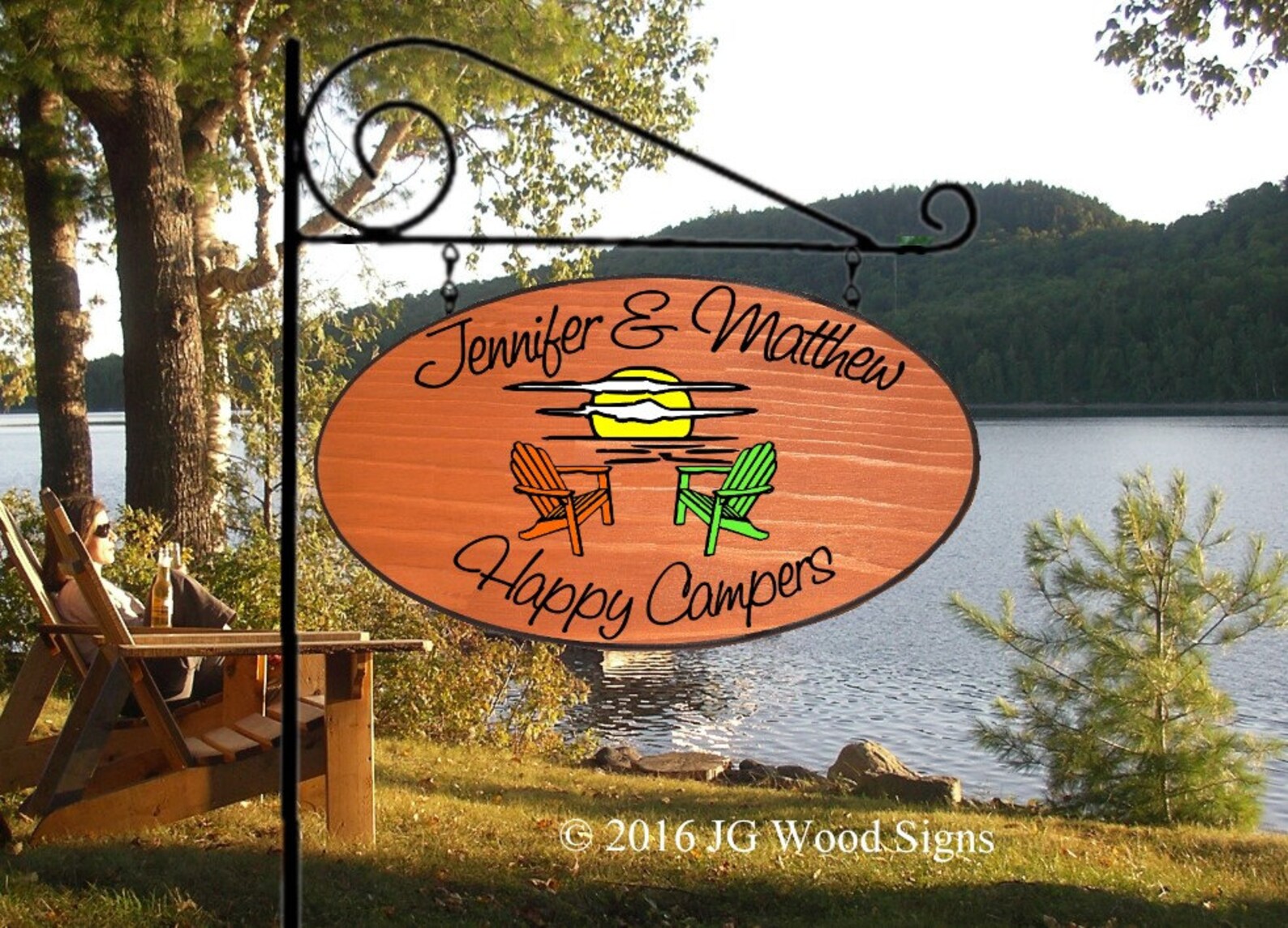 Personalized RV Sunset Beach Signs Cottage Cabin Getaway | Etsy