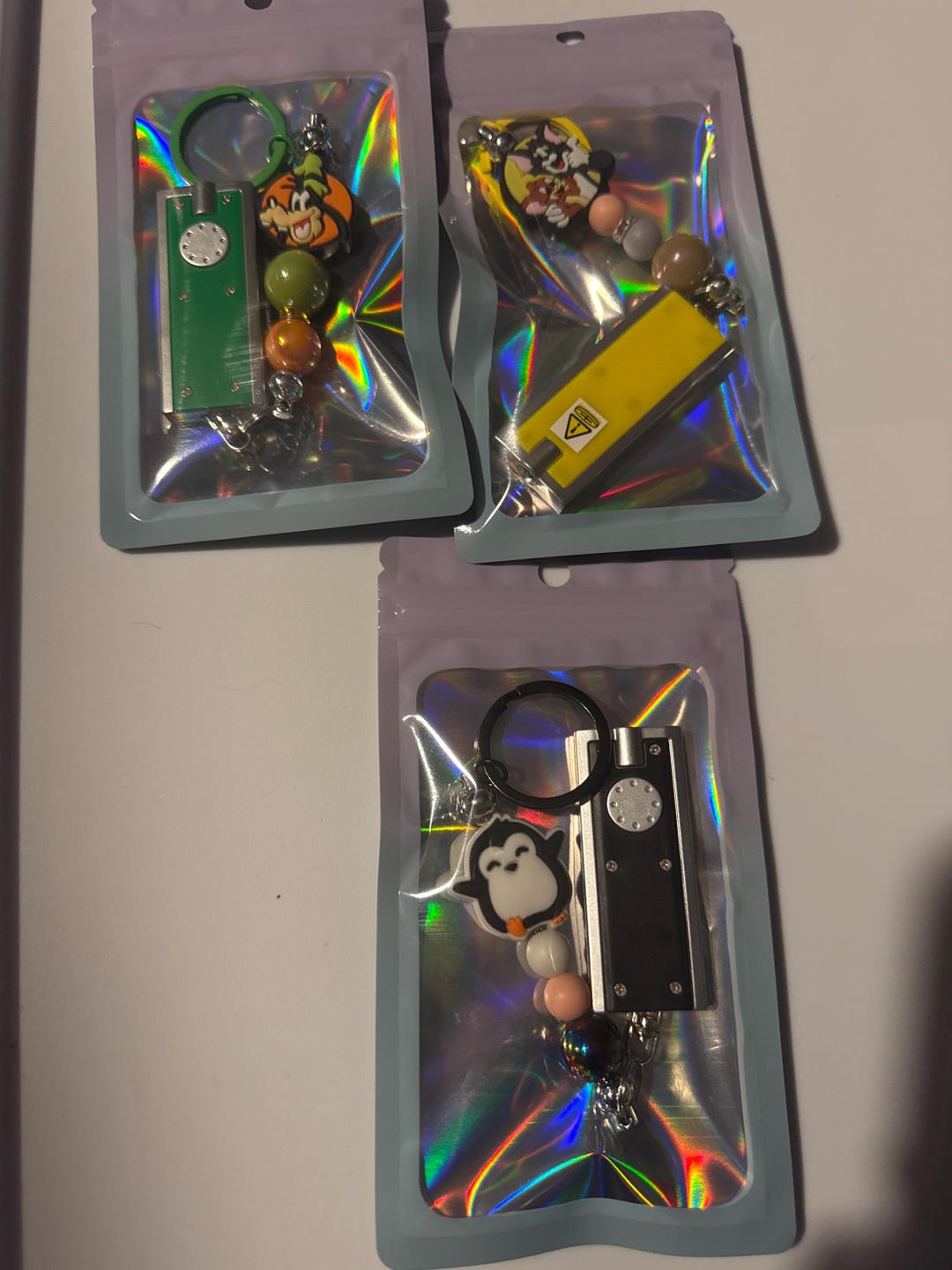 Beaded Flashlight Key Chains - Etsy