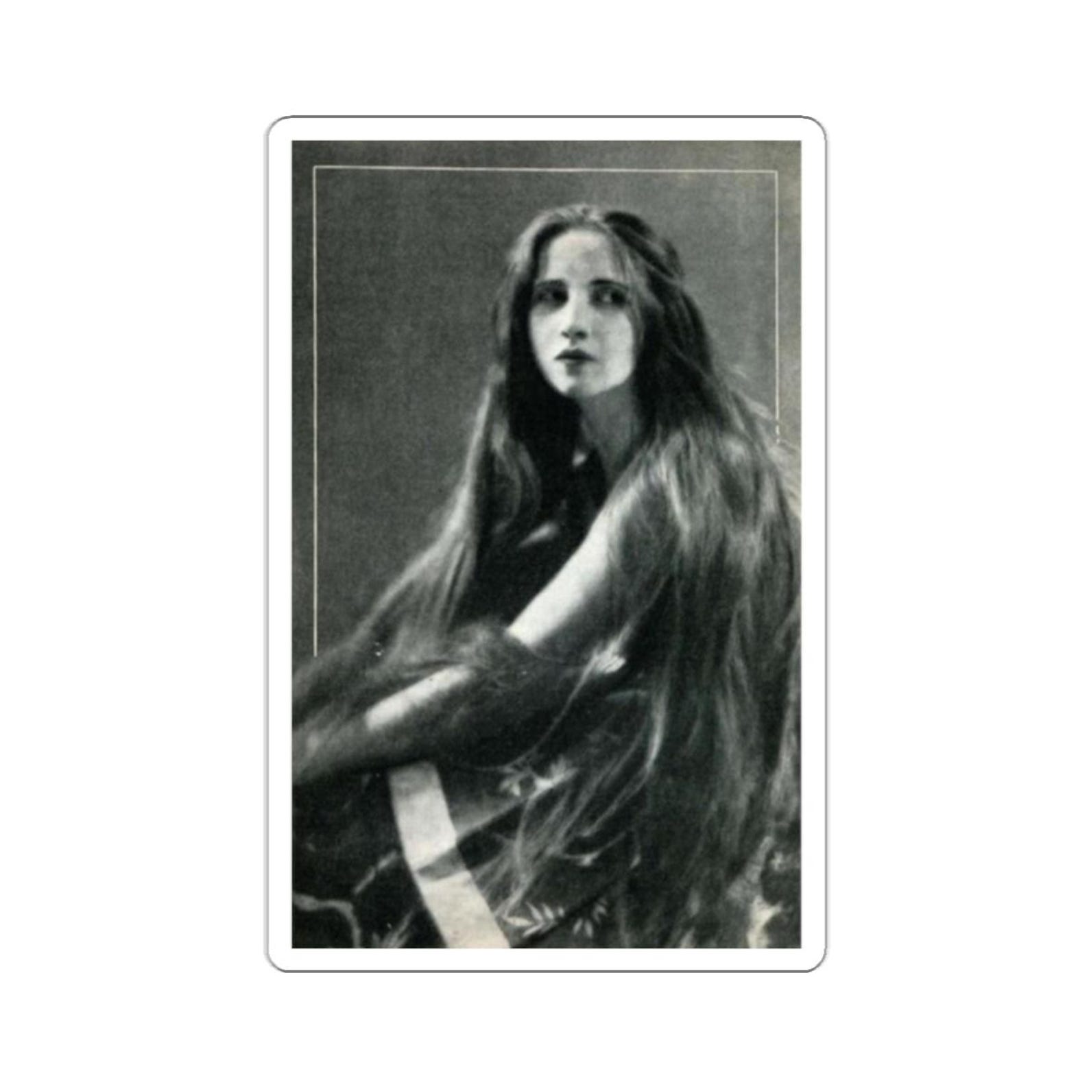 Lou Gorey Silent Film Star Sticker - Vintage Hollywood Decal, Classic ...