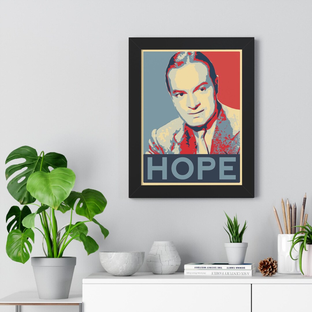 Bob Hope Poster – Shepard Fairey Style Framed Art Print - Etsy
